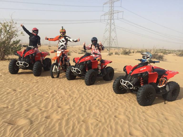 Can Am Renegade 570Cc Quad Tour - Starter (2 Hours) - Dubai ...