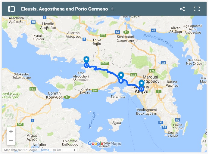 Ancient Eleusis, Aegosthena And Porto Germeno | experitour.com