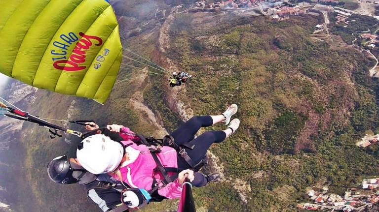 Tandem Paragliding In Budva Montenegro | experitour.com