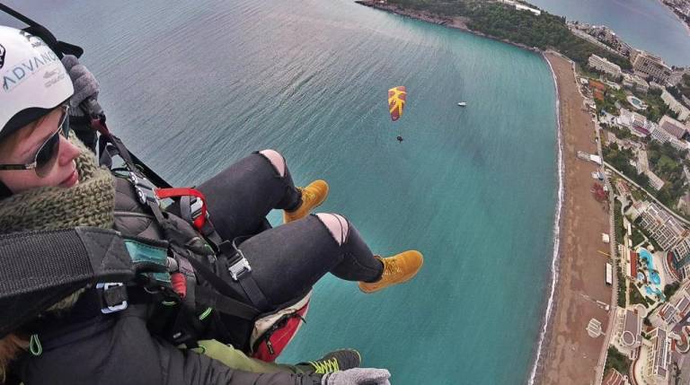 Tandem Paragliding In Budva Montenegro | experitour.com