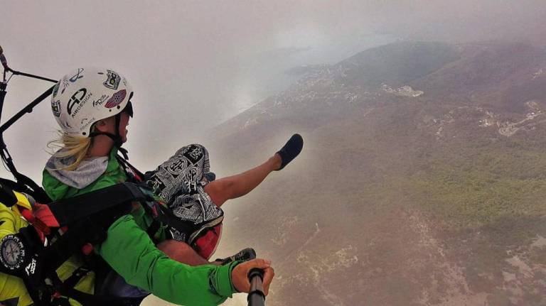 Tandem Paragliding In Budva Montenegro | experitour.com