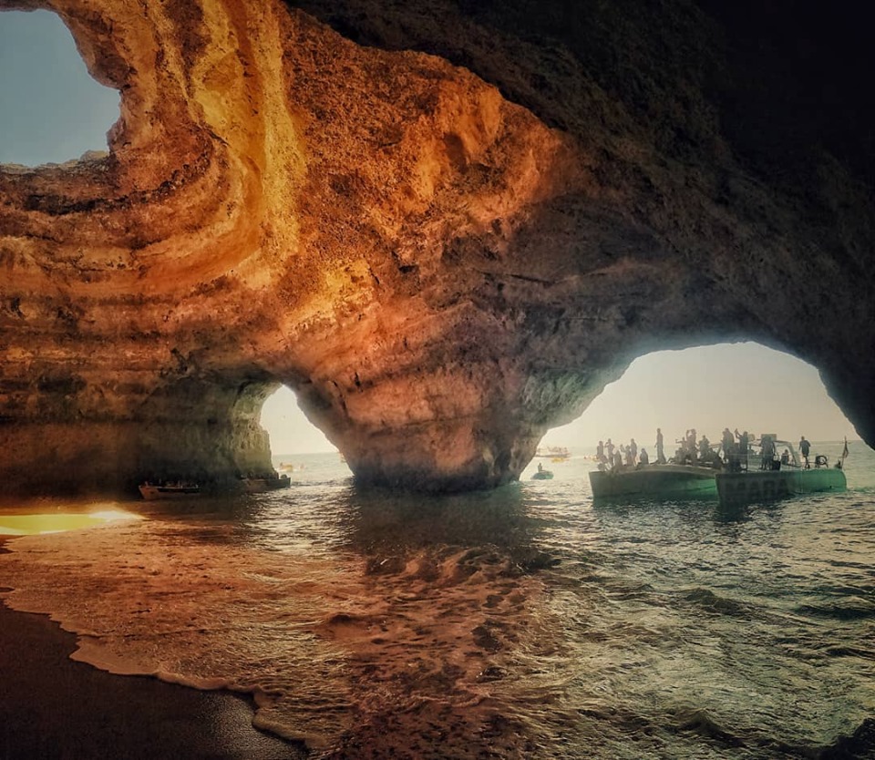 From Albufeira: 3-Hour Catamaran Cruise To The Benagil Caves ...